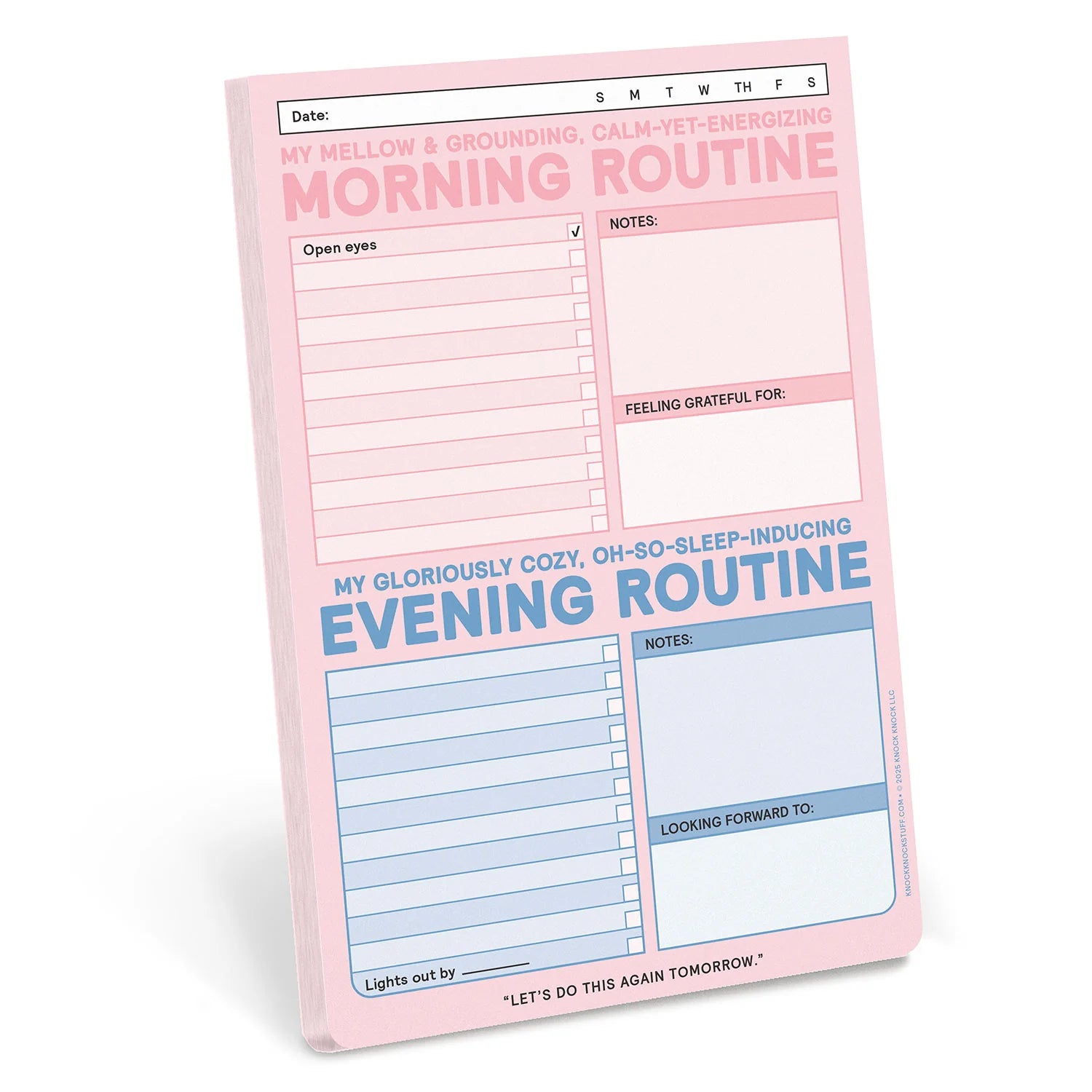 AM/PM Routine Pad – The Vault Clothing Co.