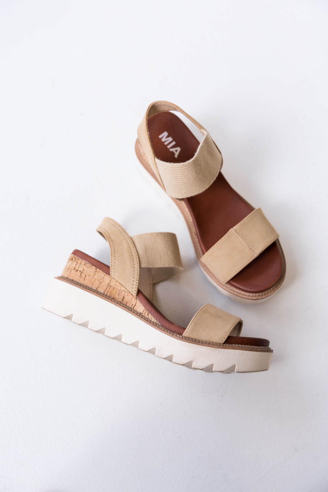 Olany Wedge | Natural – The Vault Clothing Co.