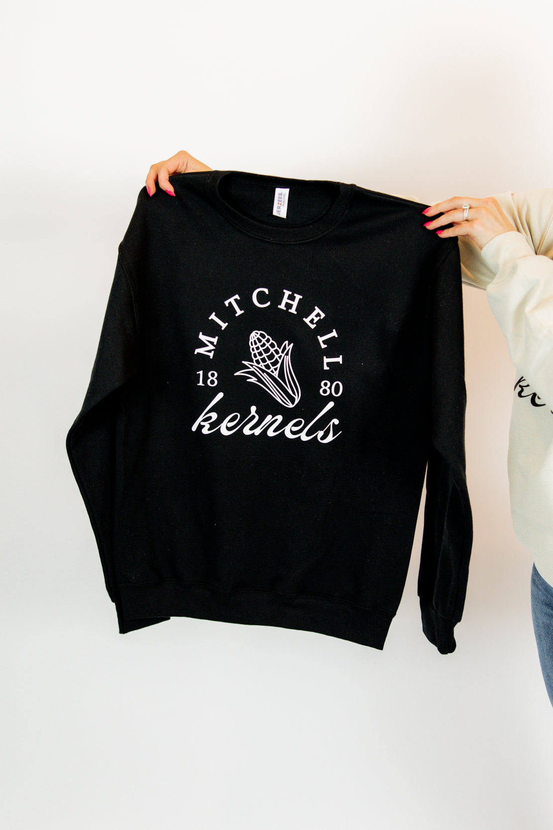 Mitchell Kernels Crew | Black – The Vault Clothing Co.