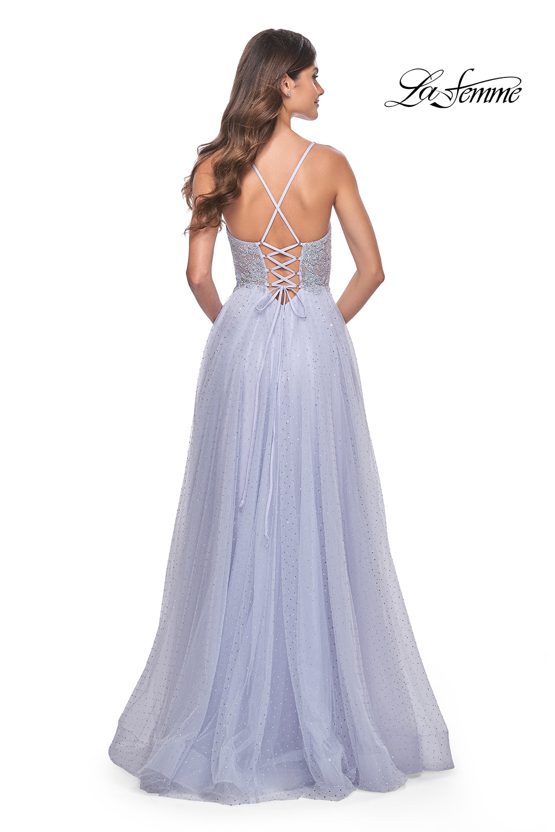 Prom Dress 32020 | Light Periwinkle – The Vault Clothing Co.