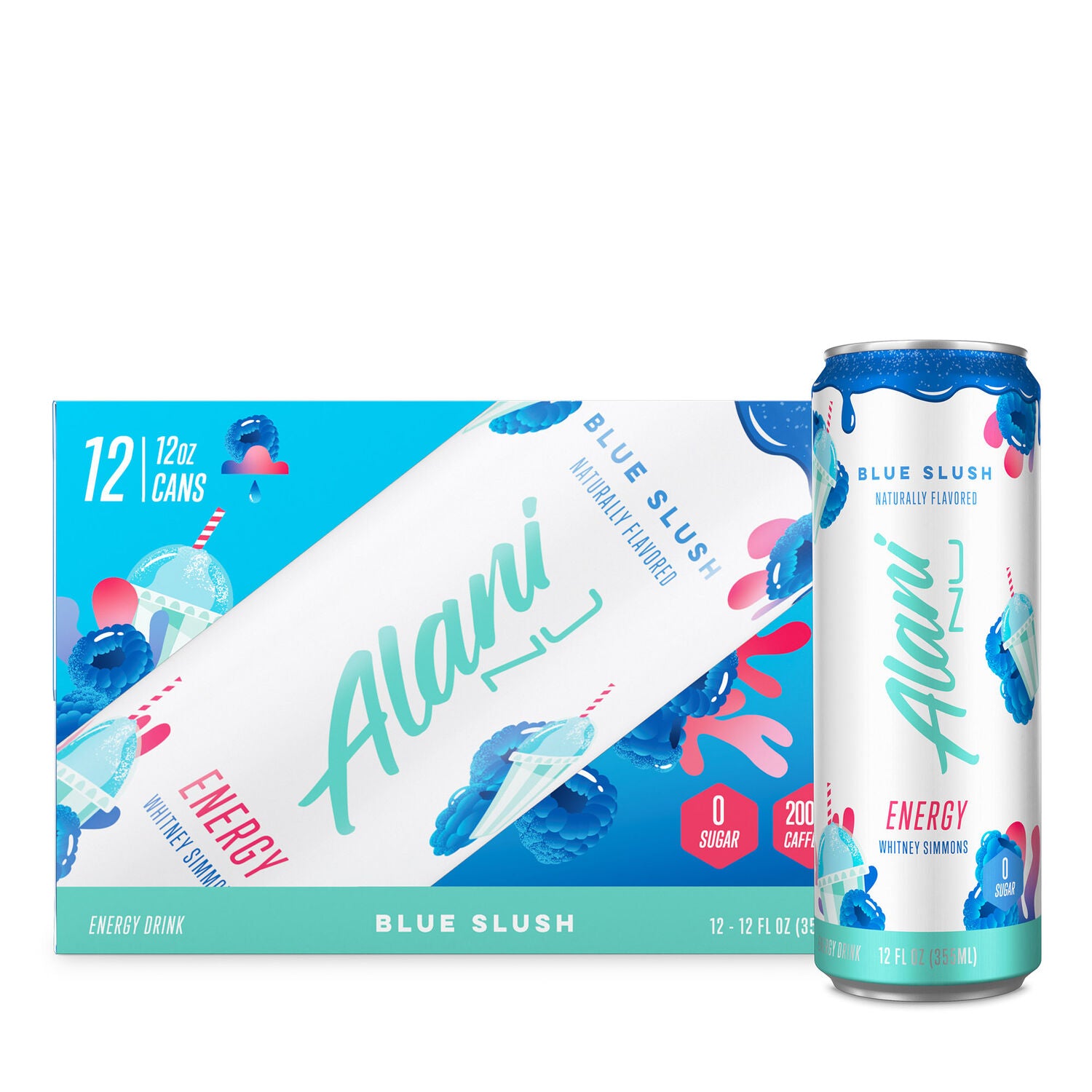 Alani Nu Energy Drink Case | Blue Slush – The Vault Clothing Co.